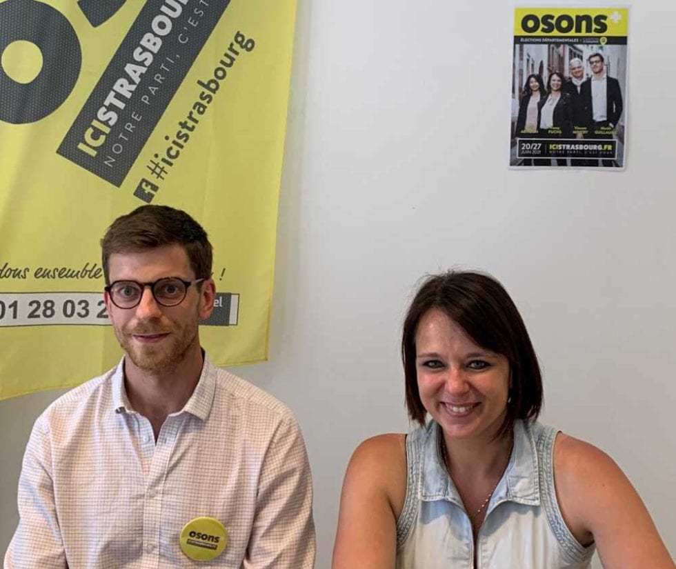 Canton Strasbourg 1: OSONS+ avec Fanny Fuchs et Martin Guillaumé ...